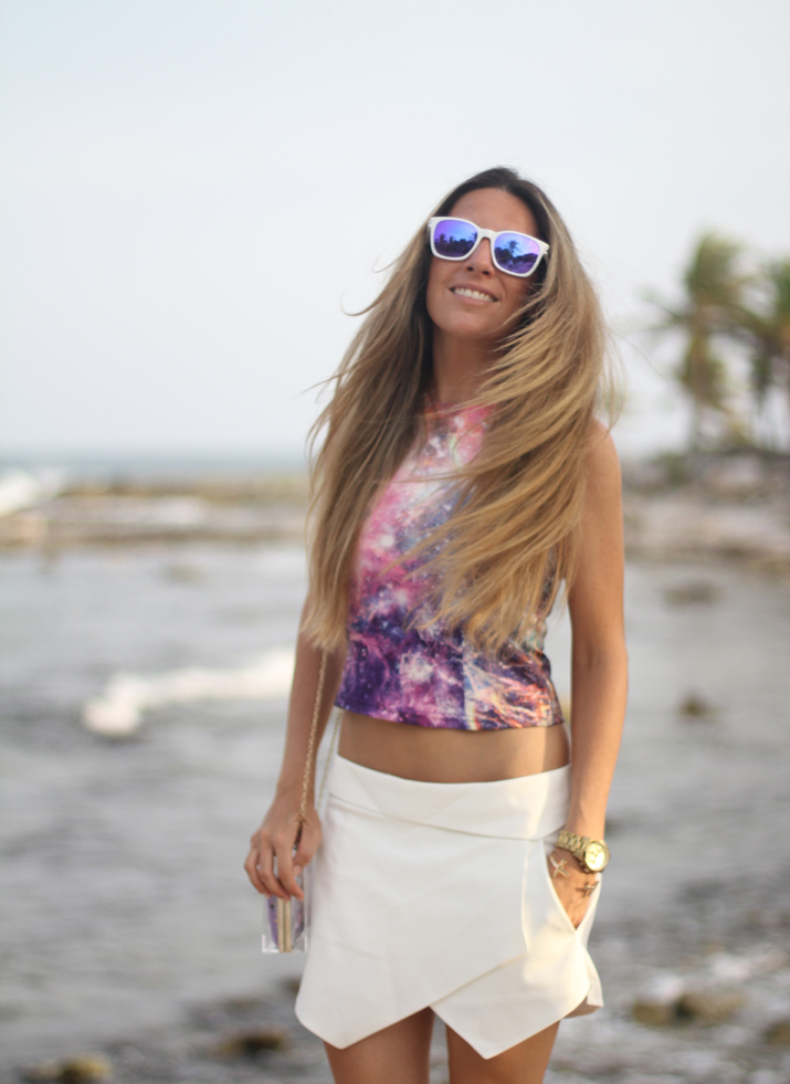 WEARING THE TREND: WHITE SKORT. How to combine Zara white skorts